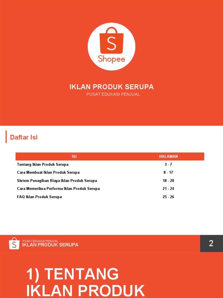 Panduan Iklan Produk Serupa di Shopee | PDF | Pengelolaan Keuangan & Uang
