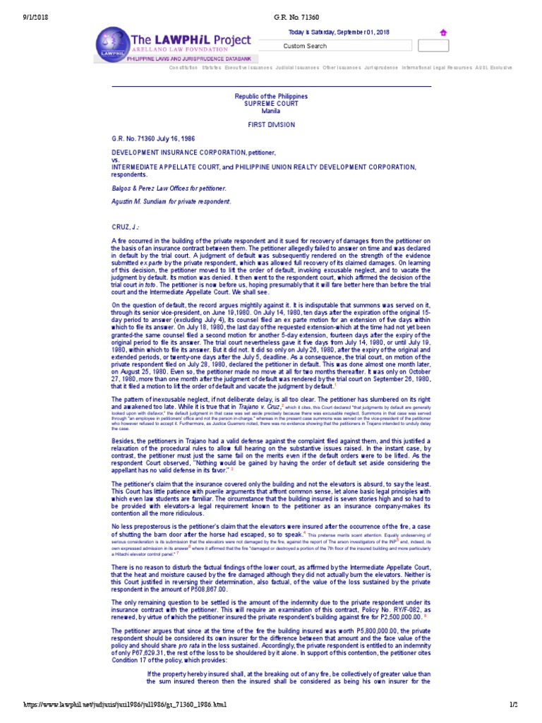 Development V IAC | PDF | Default Judgment | Indemnity