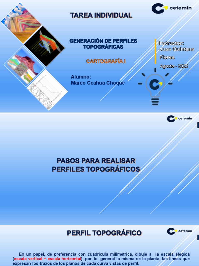 TAREA INDIVIDUAL Final | PDF | Topografía | Geología