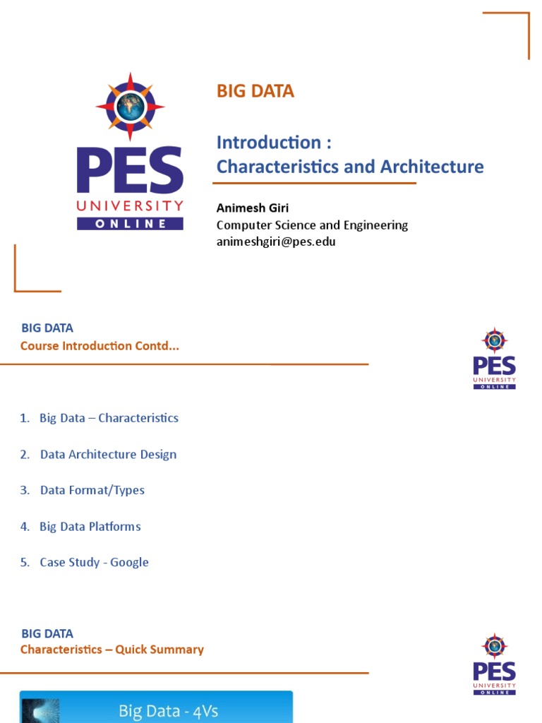 BigData Lecture3 Characteristics | Download Free PDF | Big Data | Data