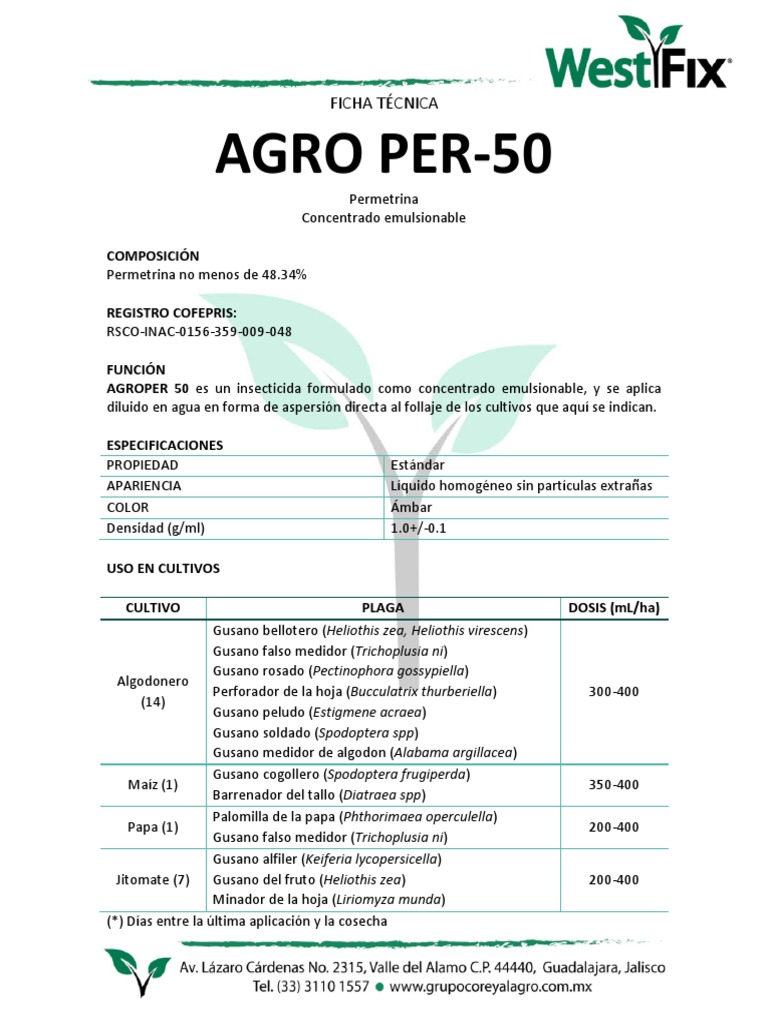 FT Agro Per-50 | PDF | Agua | Agricultura