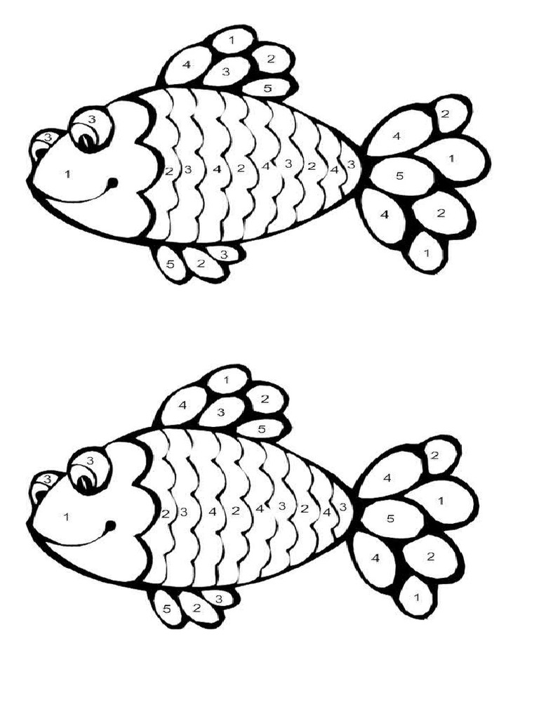 Color by Numbers Fish | PDF