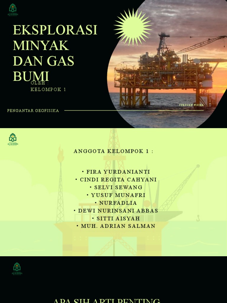 Kelompok 1 Eksplorasi Minyak Dan Gas Bumi | PDF