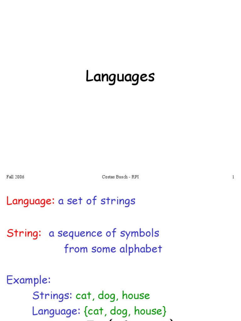 Languages Pdf String Computer Science Encodings 