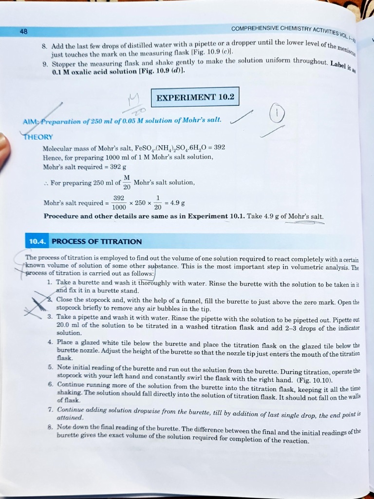 Chem Practicals | PDF