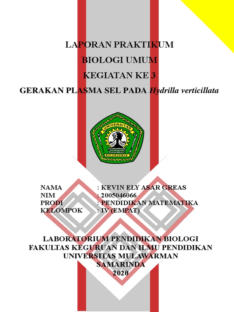 Gerakan Plasma Sel pada Hydrilla verticillata | PDF | Ilmu Sosial | Sejarah