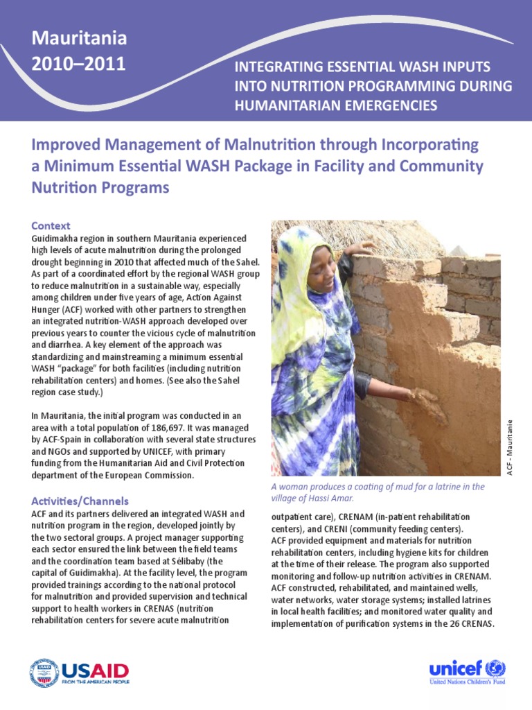 Improved Management of Malnutrition Through Incorporating A Minimum ...