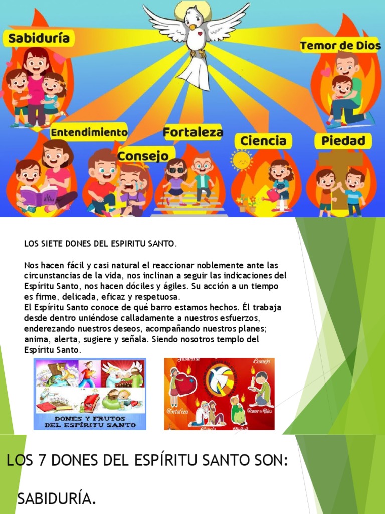 Los 7 Dones del Espíritu Santo | PDF | espíritu Santo | Dios