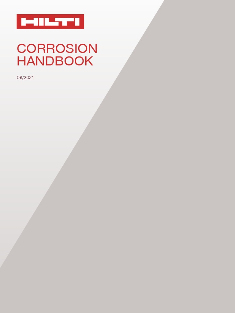Corrosion Handbook - Hilti (2021) | PDF | Corrosion | Fracture