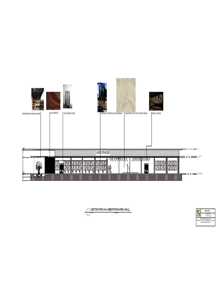 SECTION OF CREMATORIUM | PDF | Architectural Design | Architecture