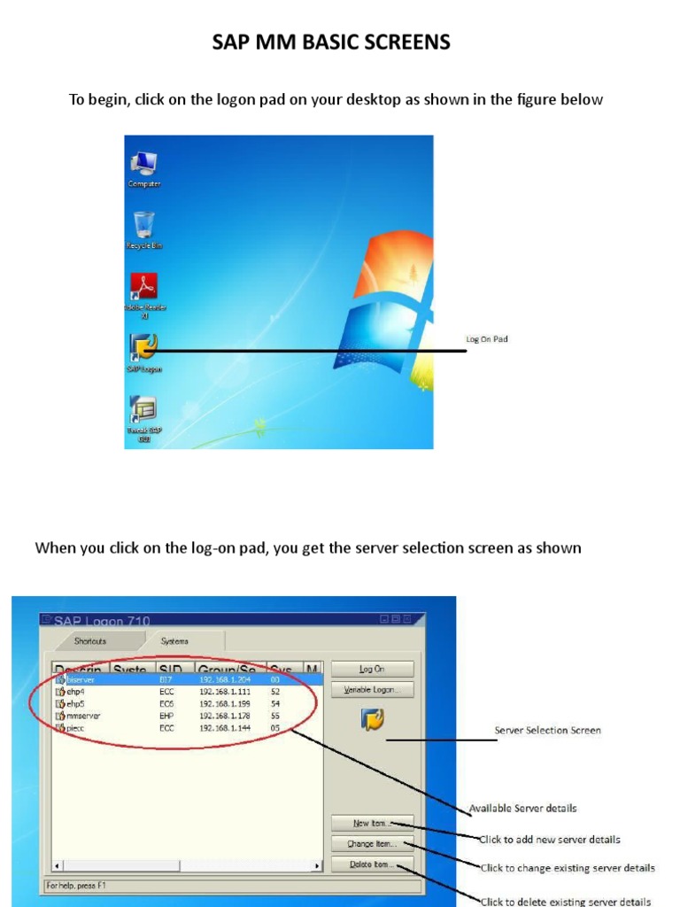 Material Master | PDF | Login | Window (Computing)