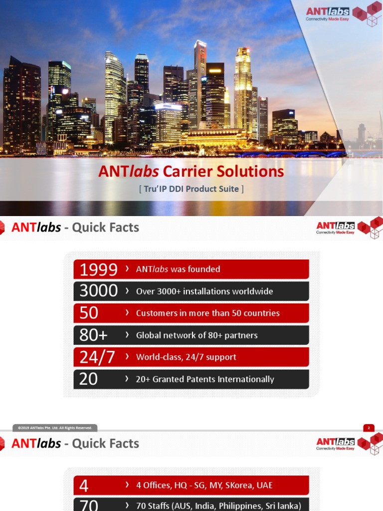 ANTlabs Tru'IP DDI Product Overview | PDF | Domain Name System | Ip Address