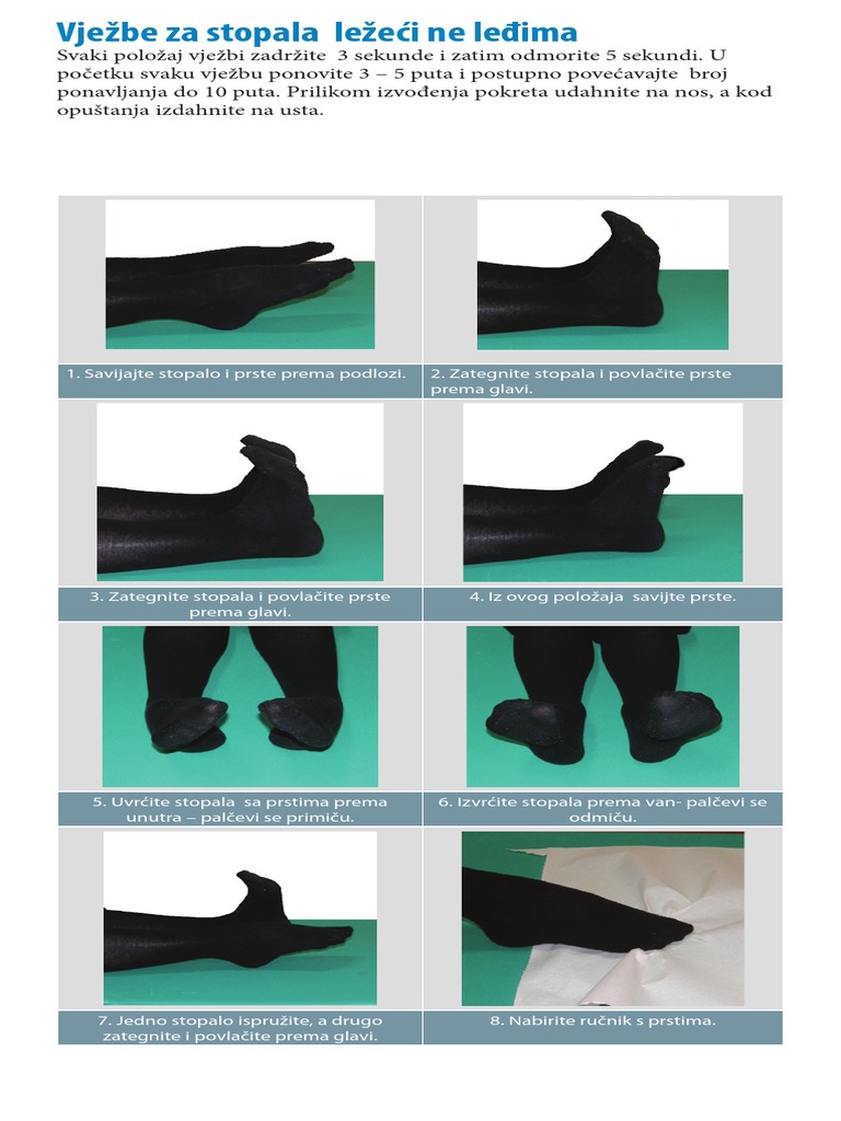 Vjezbe Za Stopala | PDF