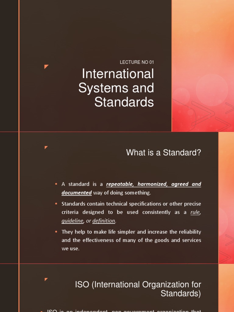 Lecture 01 | Download Free PDF | International Organization For ... Lecture 01 | Download Free PDF | International Organization For ...