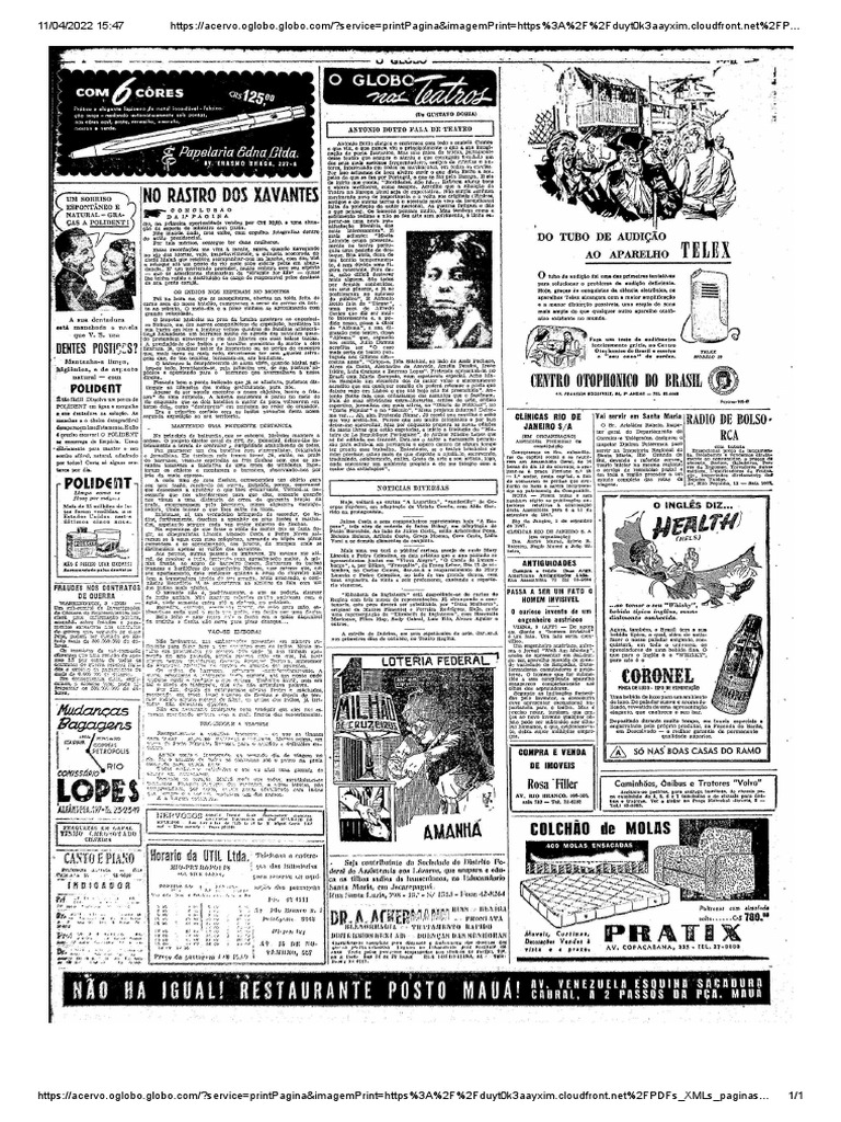 O Globo - 09-09-1947, Vespertina, Geral, P02 | PDF