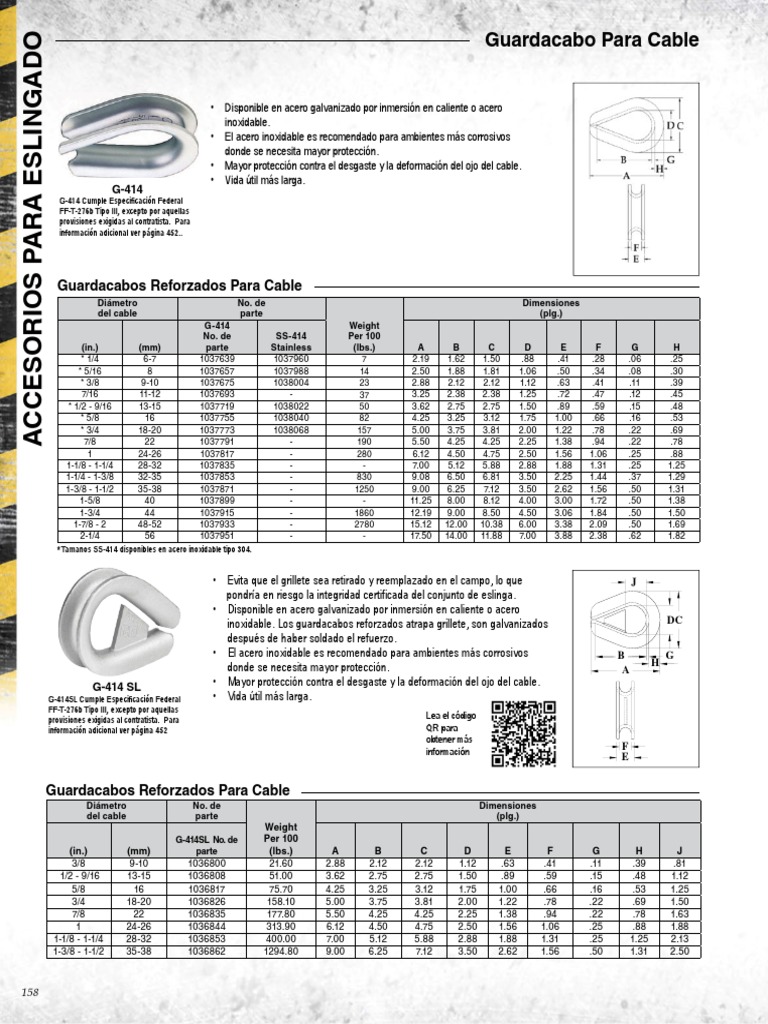 Guarda Cabo g-414 | PDF | Materiales | Rieles