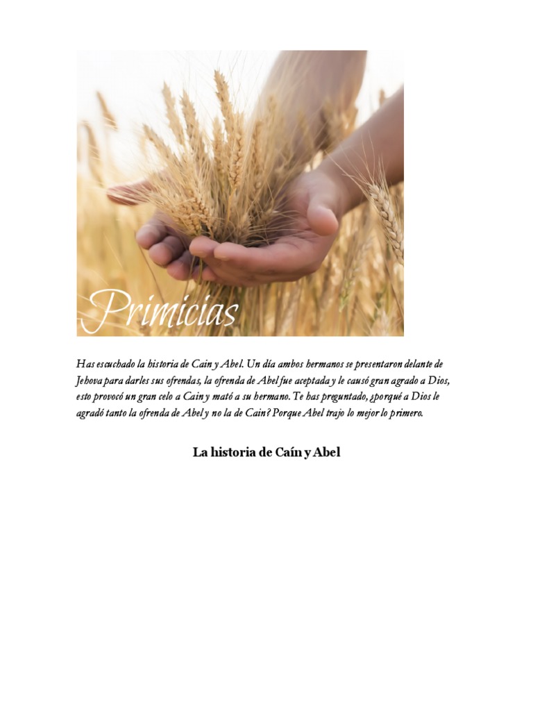 001 Las Primicias - Guía | PDF | Creencia religiosa y doctrina