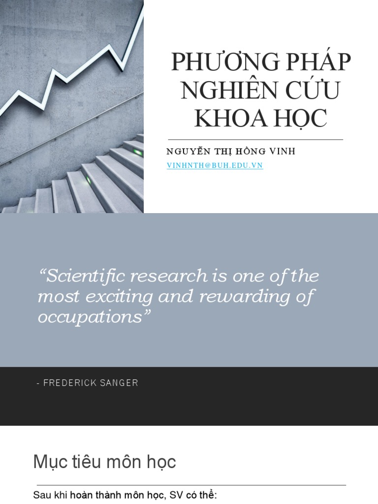 chương 1 - giới thiệu và vấn đề cơ bản của NCKH | PDF