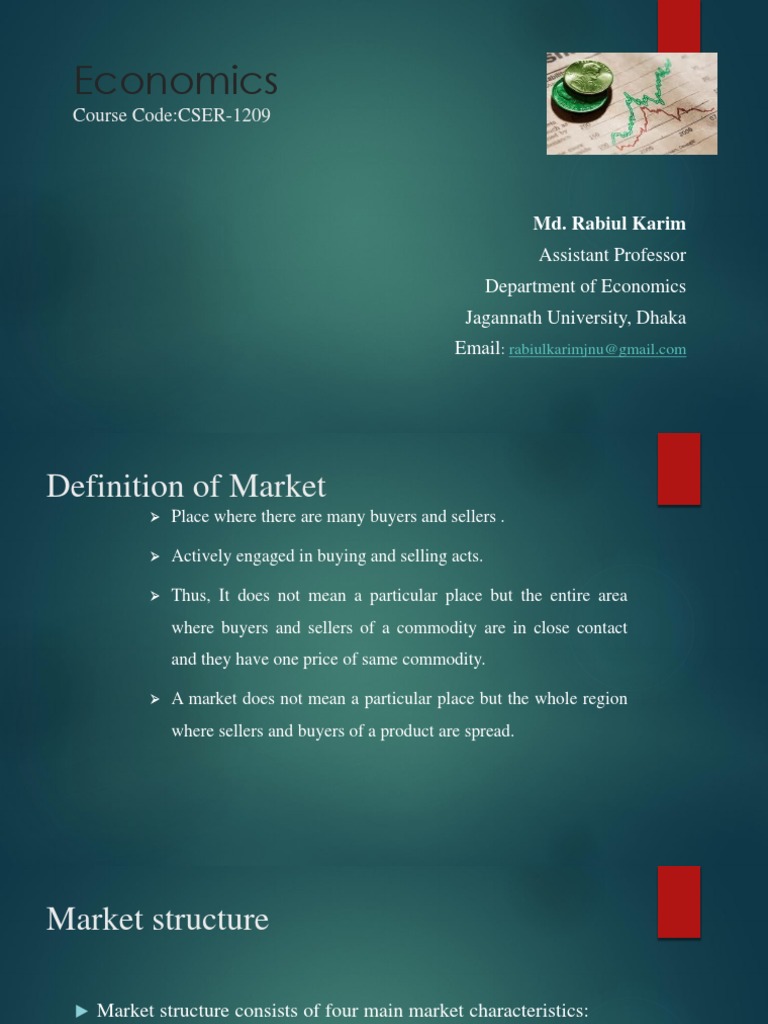 Understanding Market Structures in Economics | PDF | Profit (Economics ...