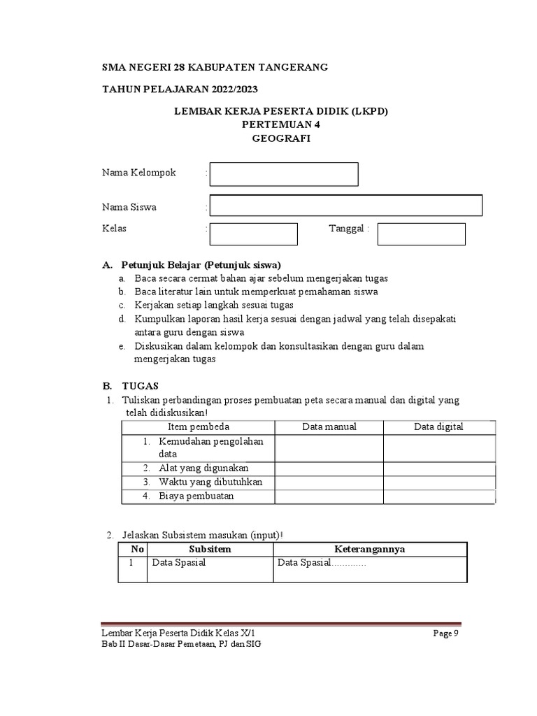 LKPD Pertemuan 4 Sig | PDF