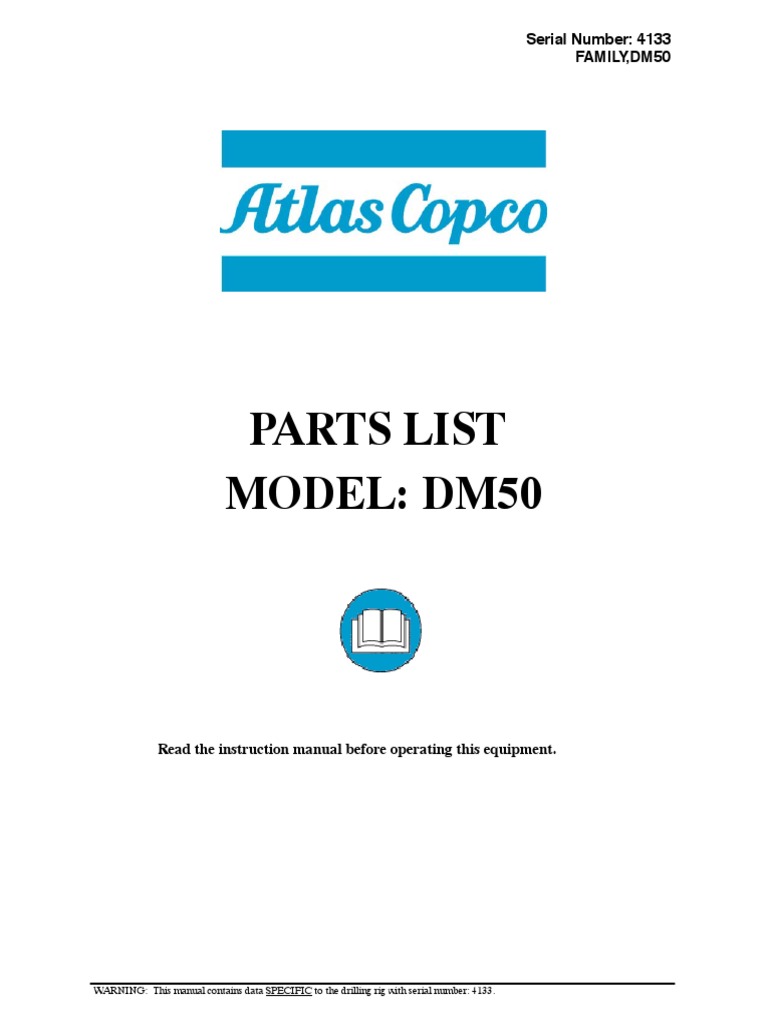 Manual de Partes DM-50 4133 | PDF | Valve | Mechanical Engineering