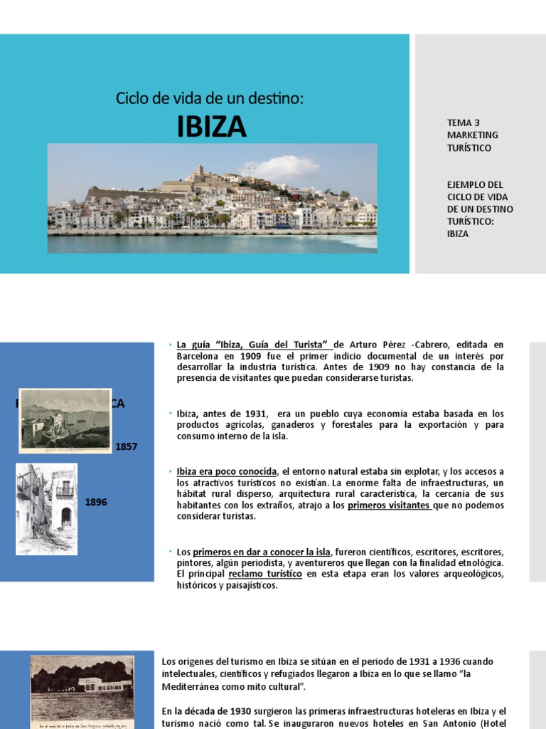 Ciclo de Vida del Turismo en Ibiza | PDF | Turismo | España