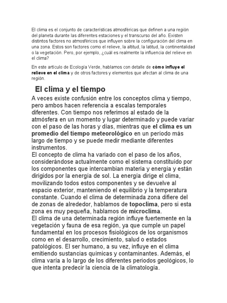 Para Exposicion | PDF | Clima | Herida