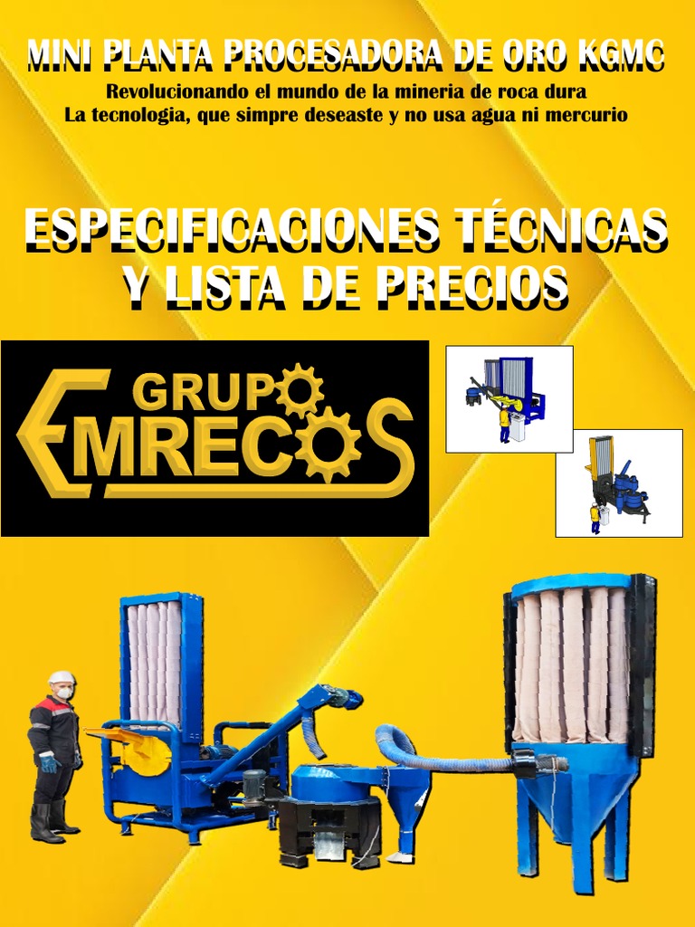 Mini Plantas KGMC | PDF | Minerales | Agua