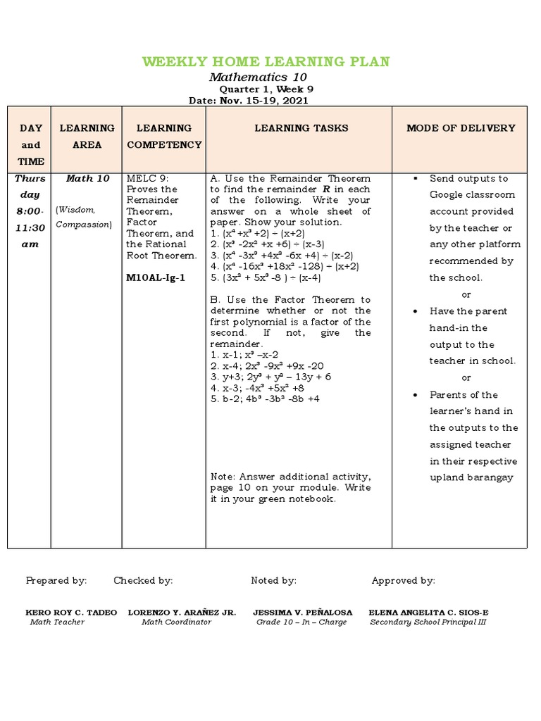 Math WHLP q2 Ste | PDF | Mathematics | Trigonometric Functions