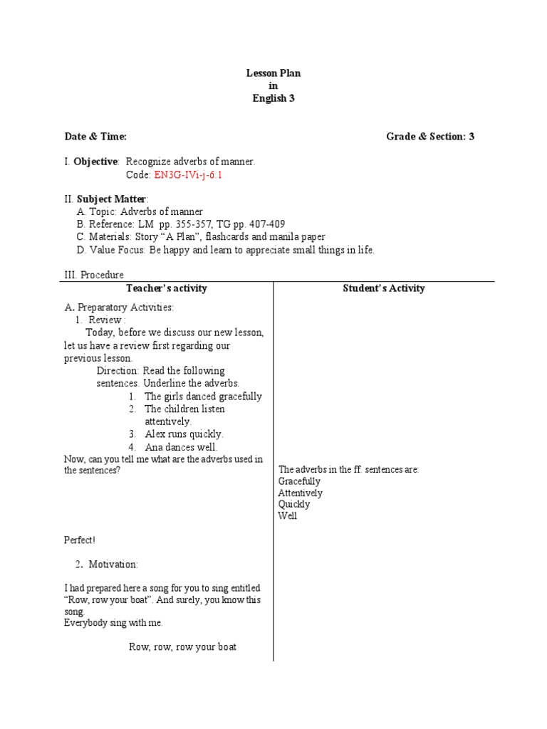 detailed_Lesson_Plan_eng._3 | PDF | Adverb