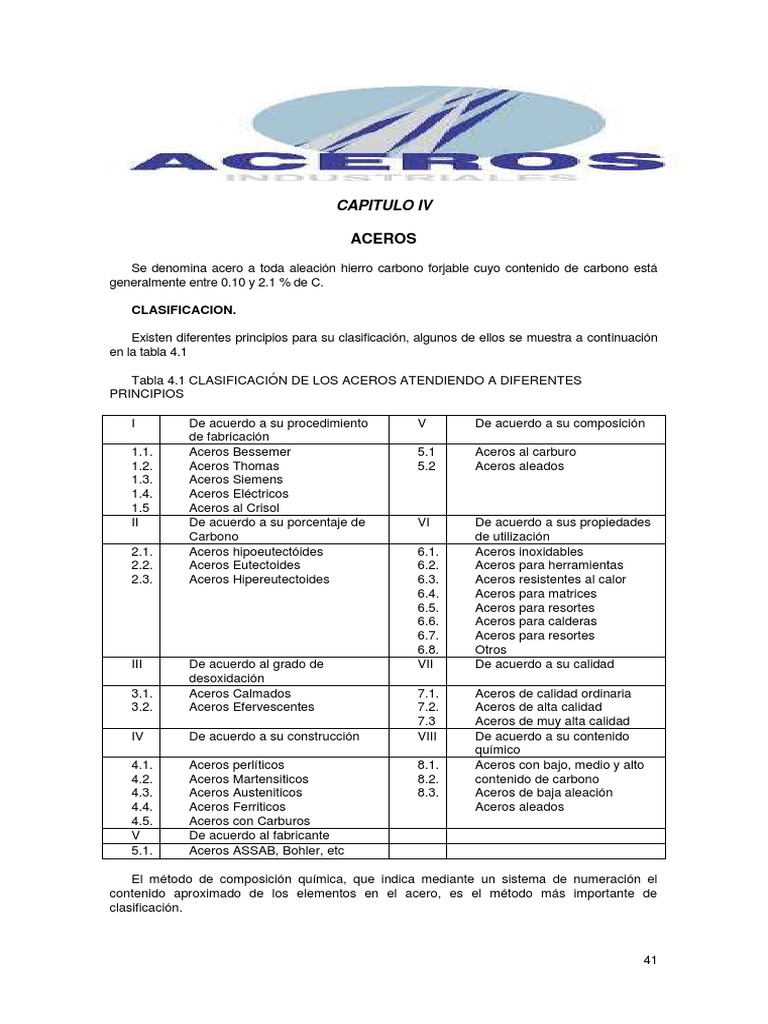 Capitulo IV Materiales | PDF | Acero inoxidable | Acero