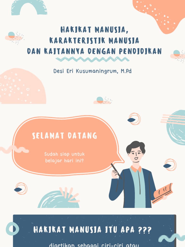 Materi 2. Hakikat Manusia, Karakteristik Manusia Dan Kaitannya Dengan ...