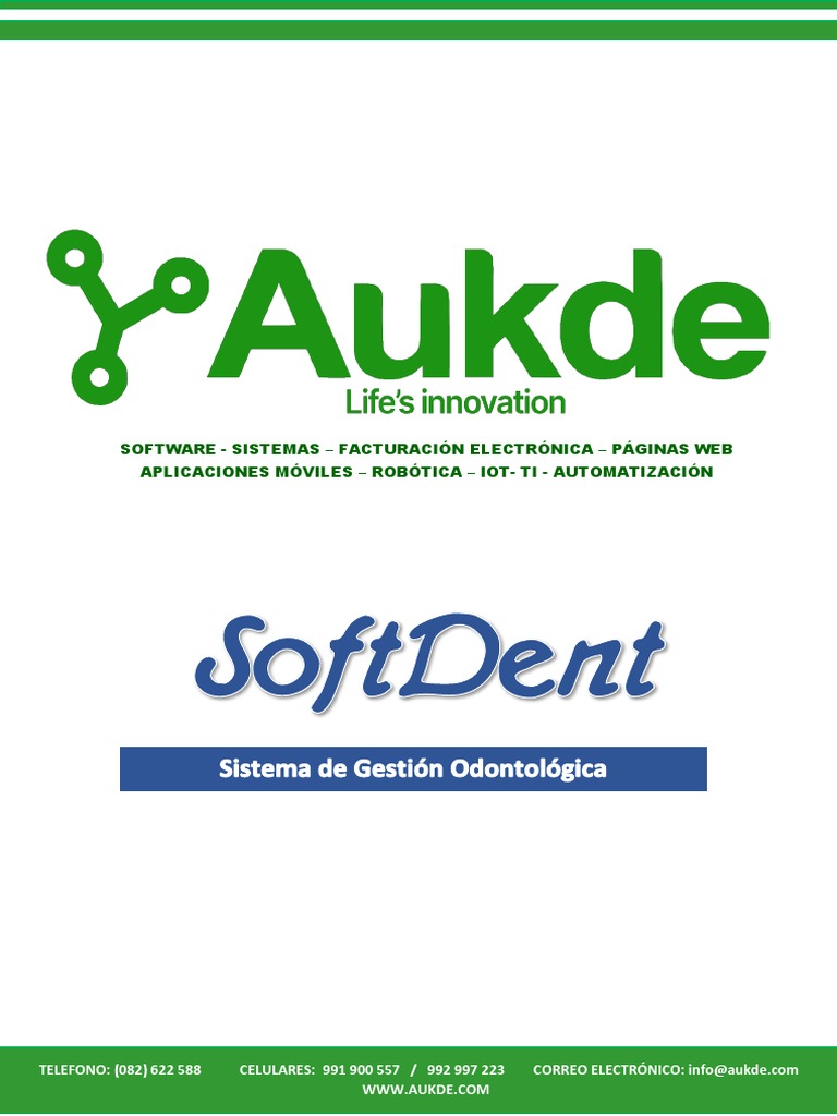 Sistema de Gestión para Clínicas Odontológicas SOFTDENT | PDF | Teléfonos móviles | Computación ...
