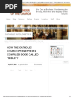 A List of Catholic Dogmas | PDF | Theology | Christian Belief And Doctrine