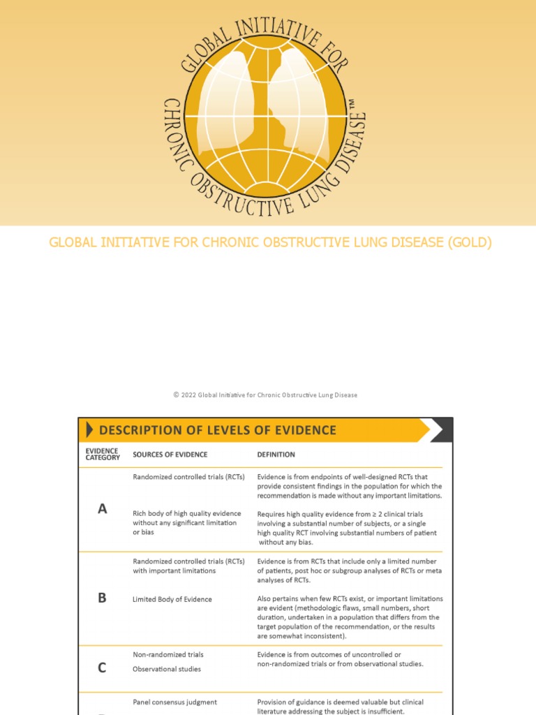 GOLD 2025 Teaching Slides Overview | PDF | Respiratory Diseases ...