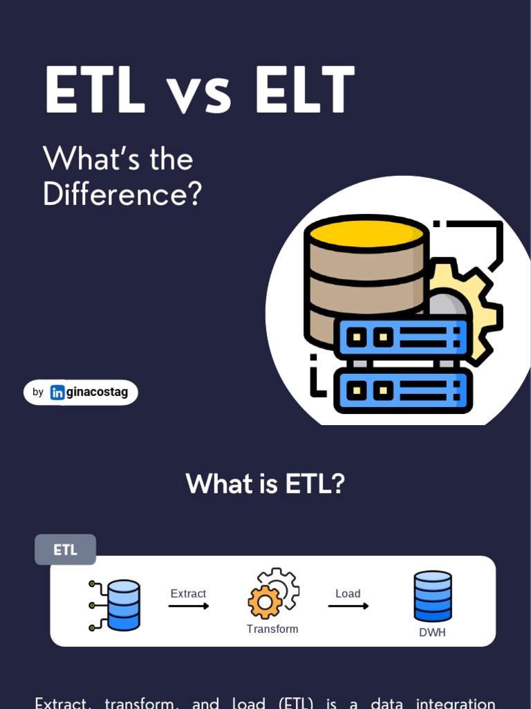 ETL Vs ELT | PDF | Data Warehouse | Business