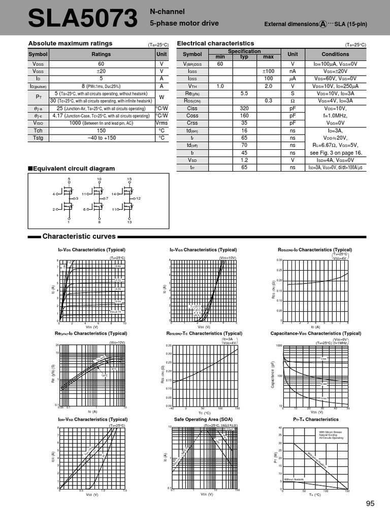 Datasheet 5073 | PDF | Electric Power | Electrical Equipment