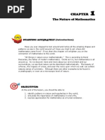 Module 1 The Nature of Mathematics. Mathematics in Our World | PDF ...