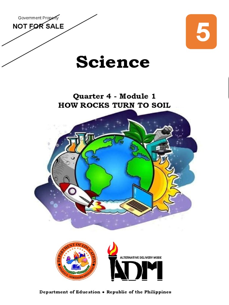Science5 Q4 Mod1 How Rocks Turn To Soil v4 | PDF | Rock (Geology) | Earth Sciences