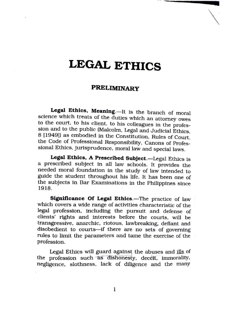Legal Ethics by Pineda | PDF