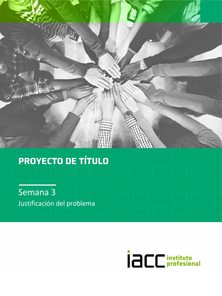 Justificación del Proyecto de Título IACC | PDF | Gestión de recursos humanos | Método de enseñanza