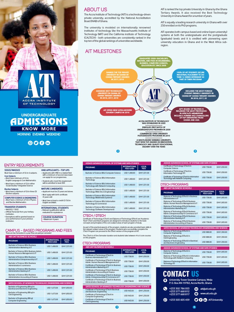 Ait Brochure | PDF | Bachelor's Degree | Diploma