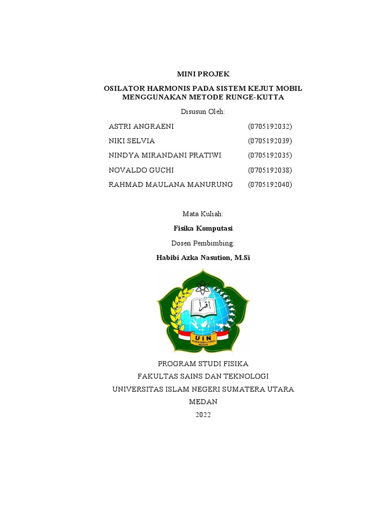 Mini Projek Kelompok 1... | PDF Mini Projek Kelompok 1... | PDF