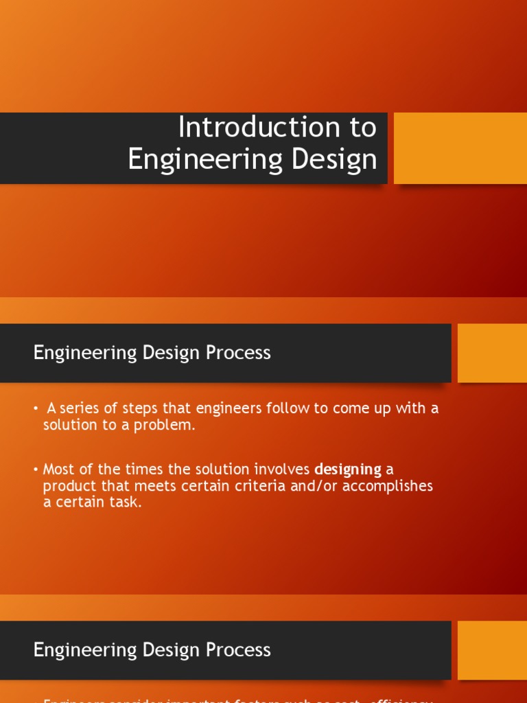 03-Introduction To Engineering Design | PDF | Business | Art