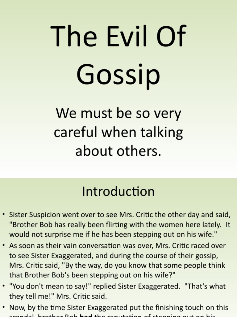gossip | PDF