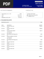 PayPal Bank Statement | PDF | Pay Pal | Deposit Account
