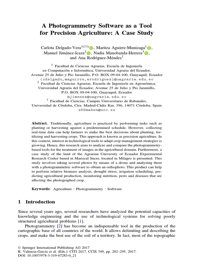Photogrammetry | PDF | Topography | Software