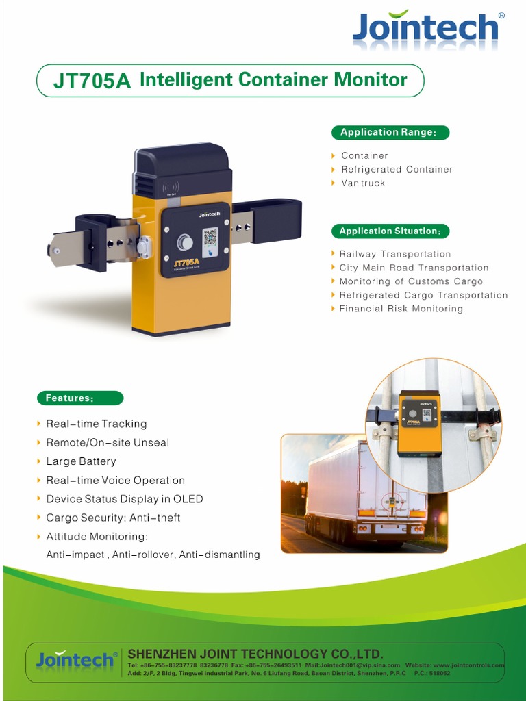JT705A Technical Sheet | PDF