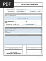 Formato de Retroalimentacion - Victor | PDF | Salario | Business