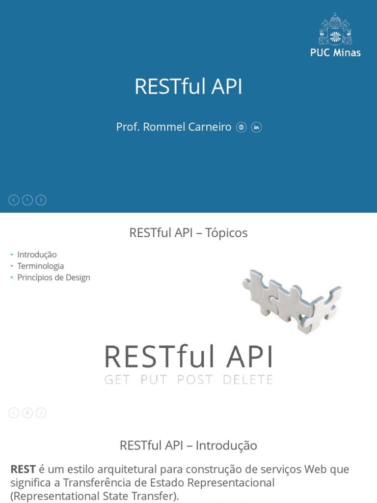 RESTful API Design Principles | PDF | Protocolo de transferência de hipertexto | Padrões da internet